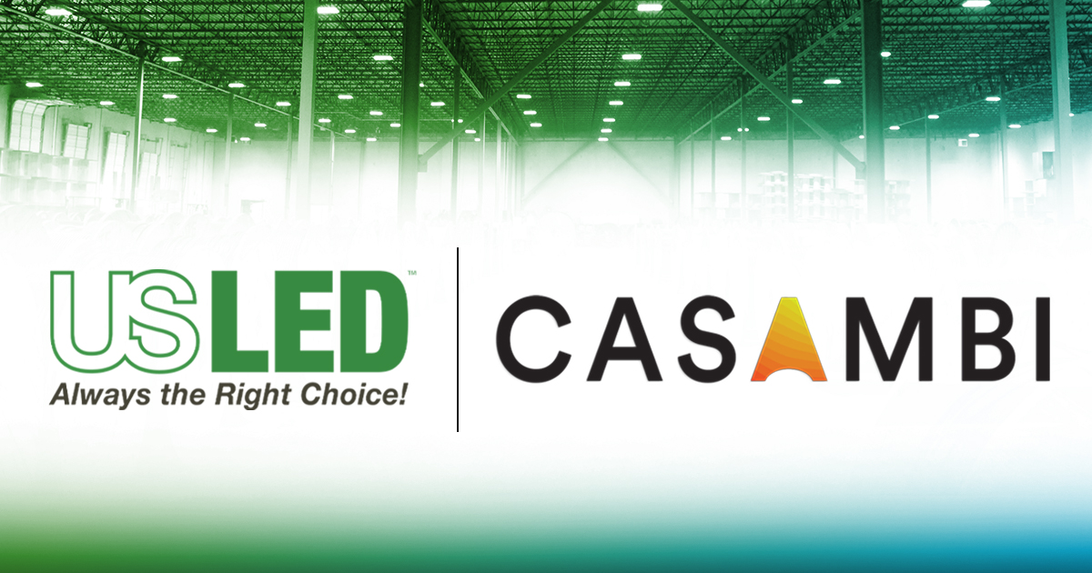 US LED Partners with Casambi for Wireless Lighting Controls